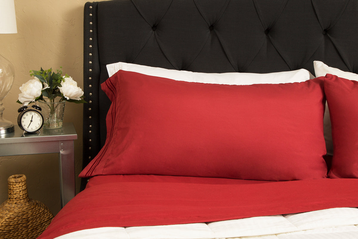 1800 Luxury Sheet Sets - Red – Awesome Sheets